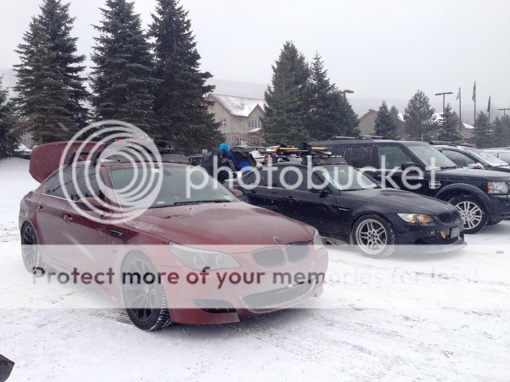 Winter season with the ski/snowboard rack. | BMW M5 Forum and M6 Forums