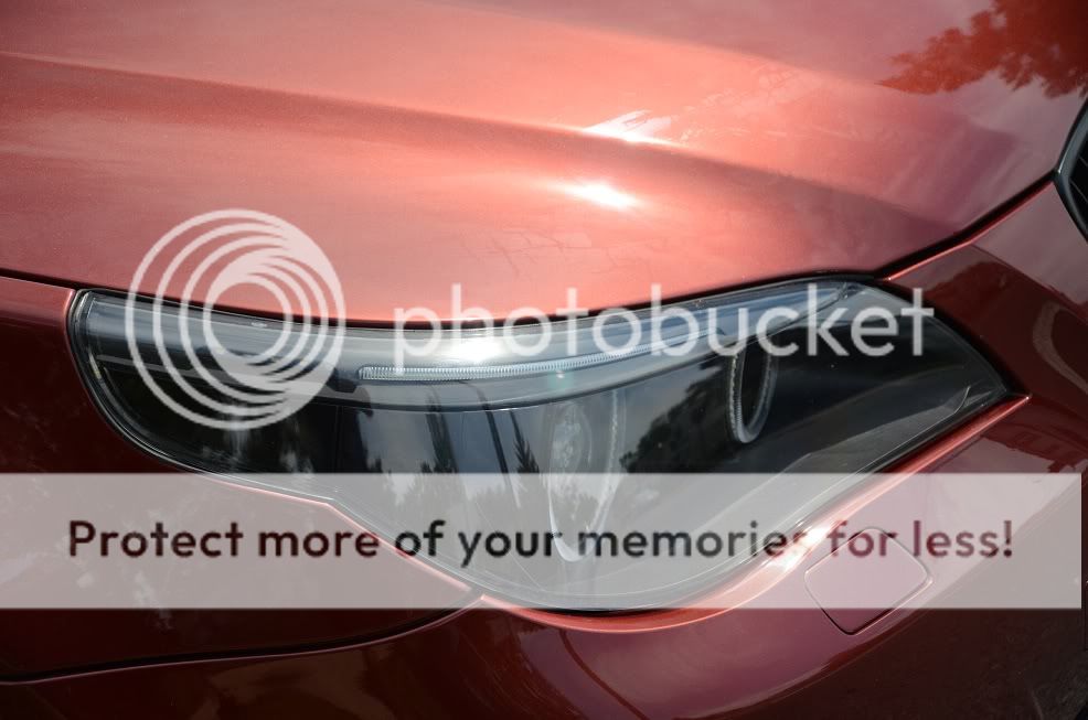 Red M5 w/ Orion V2 & Blacked Out headlights | Luxury4Play.com